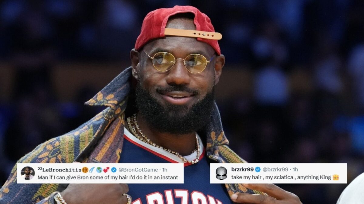 LeBron James' Wild Reaction To His Own Hairline On Instagram