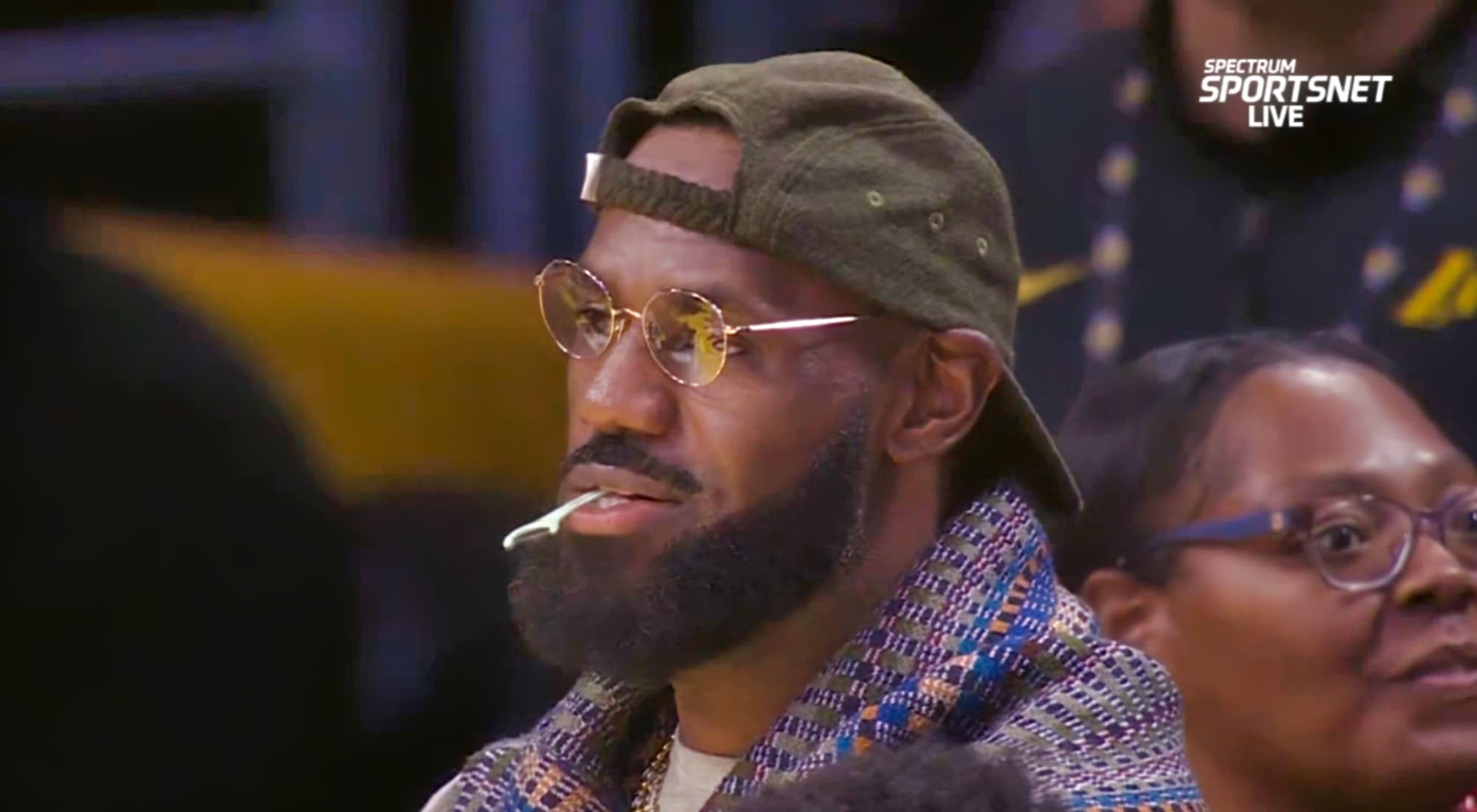 LeBron James Caught On Camera Chewing The Most Random Thing Imaginable ...