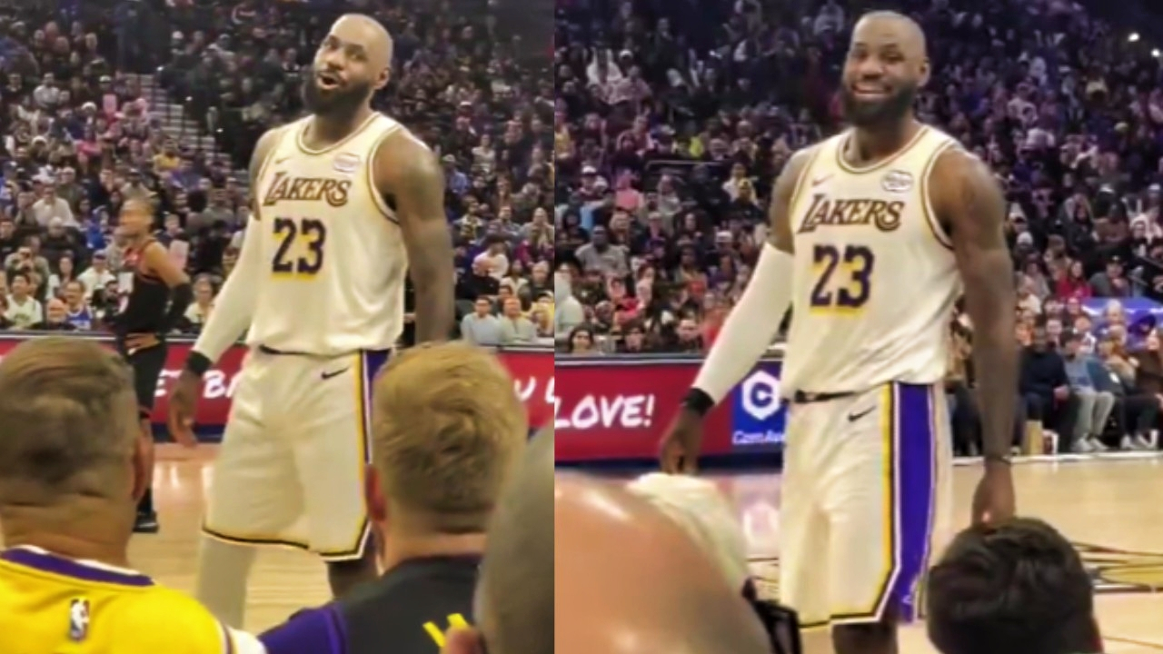 LeBron James Fires Back At Courtside Heckler With Savage Yet Hilarious ...