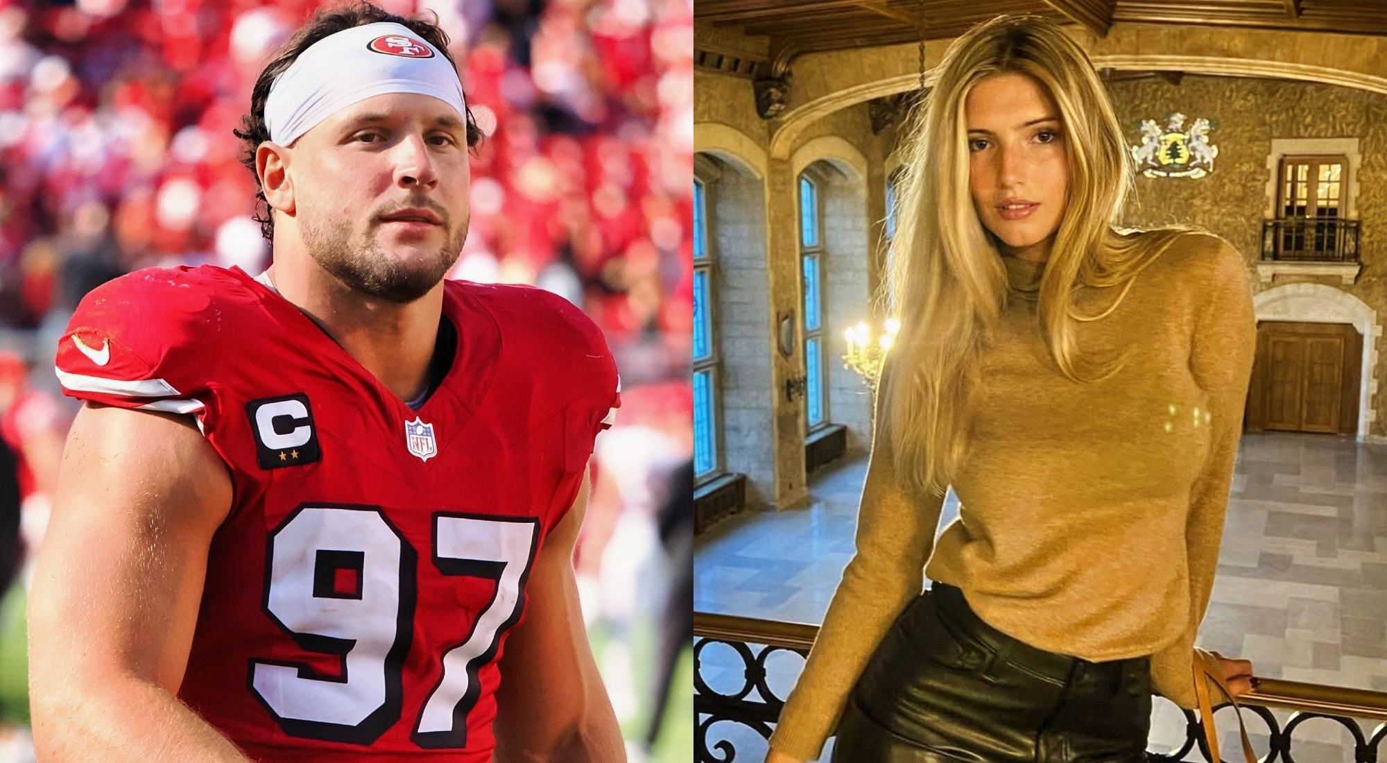 Nick Bosa's Shocking Age Gap with Model Girlfriend Ella Ailiff Is Going ...