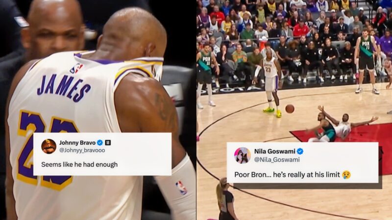Lakers Fans Rally Behind LeBron James After He Appears Fed Up With ...