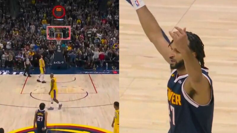 Jamal Murray Sends the Entire Arena Into Chaos With a Half-Court Buzzer ...
