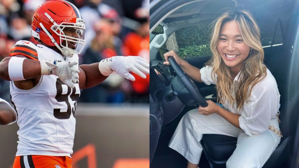 Myles Garrett’s Olympian Girlfriend Reacts To His Sack Record As She ...