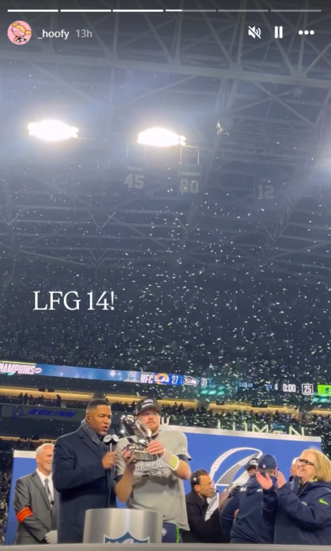 Sam Darnold's Fiancée Unloads 3-Letter Message After Seahawks Clinch ...