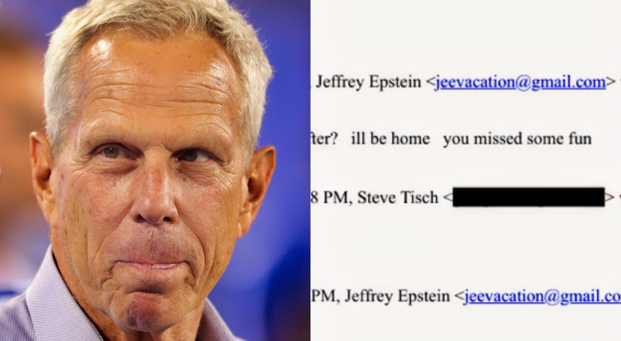 Giants Co-Owner Steve Tisch Digs Himself Deeper With Odd Statement ...