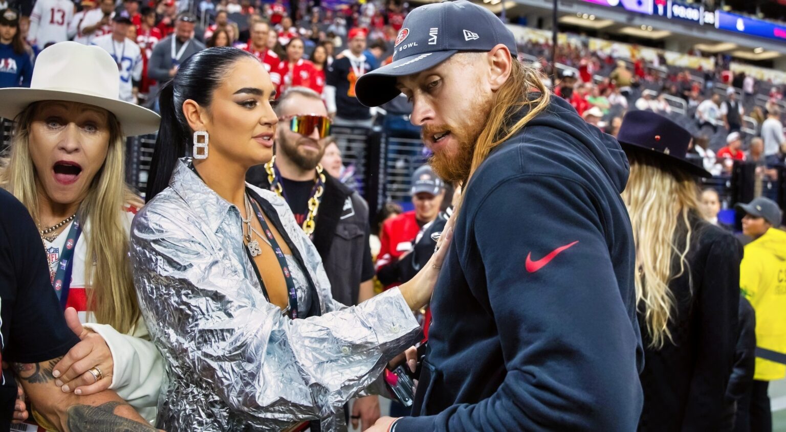 George Kittle’s Wife Breaks The Internet In Her Tiny Red Bikini [PHOTOS ...