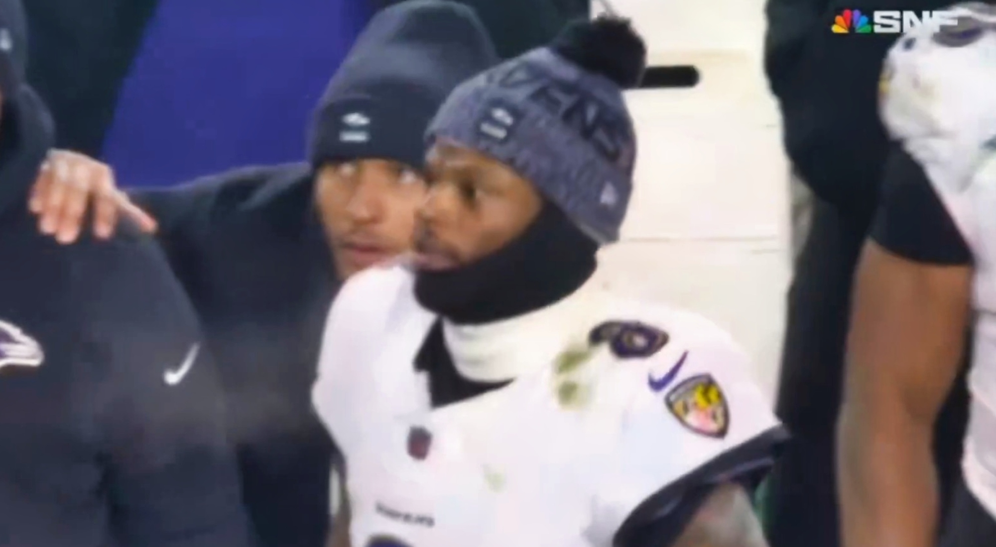 Lamar Jackson's Heartbreaking Reaction To Tyler Loop's Season-Ending ...