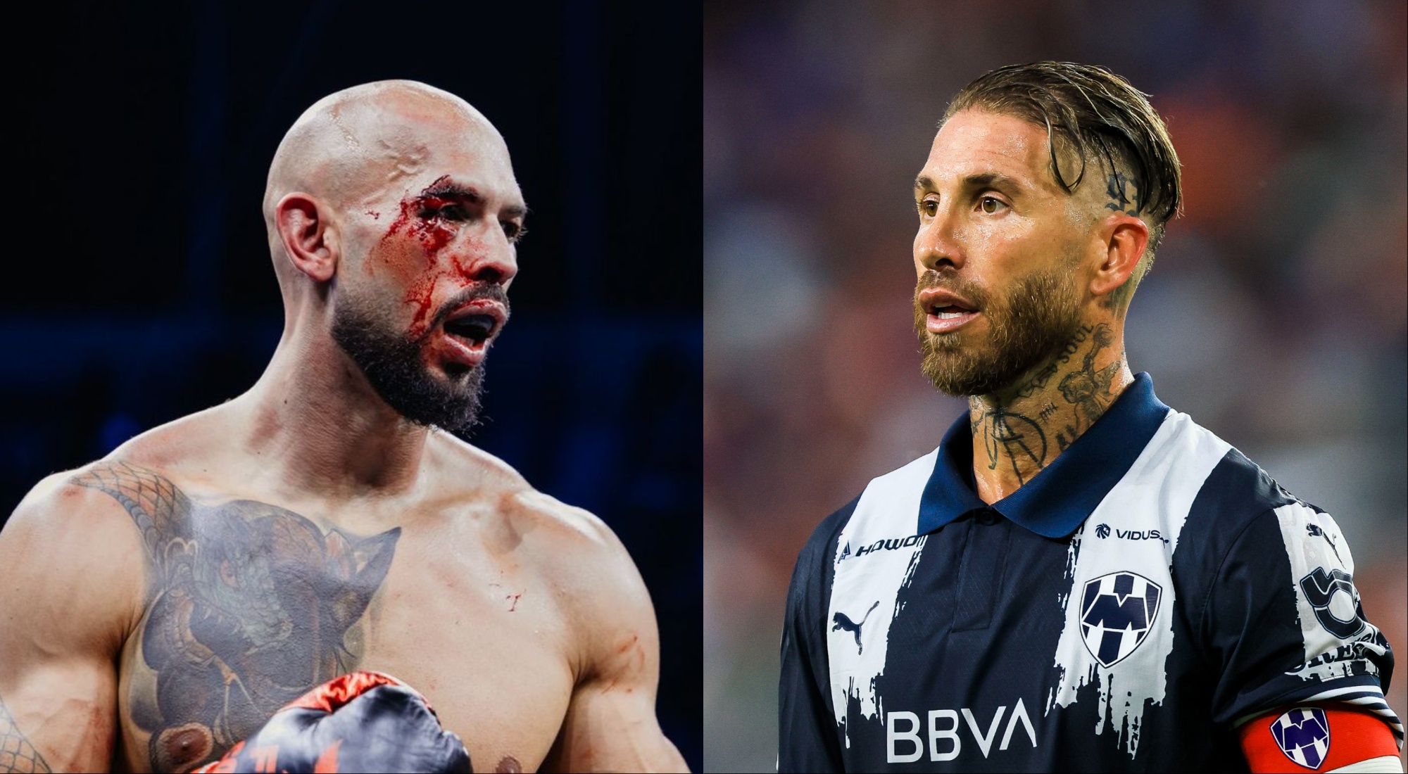 Soccer Meets Fight Night as Andrew Tate vs. Sergio Ramos Rumor Sets ...