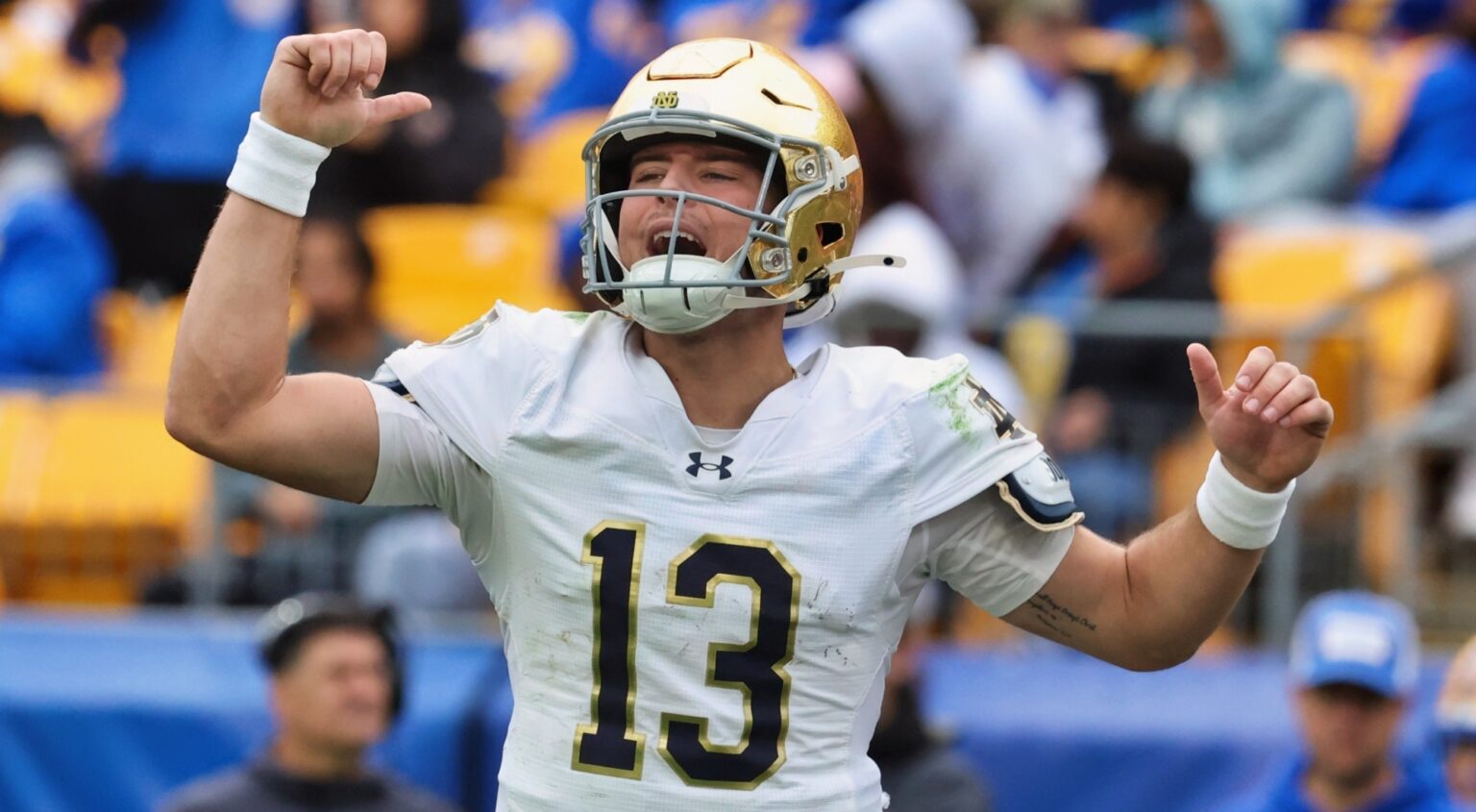 CJ Carr’s Competitive Edge on Full Display as Notre Dame Teammate ...