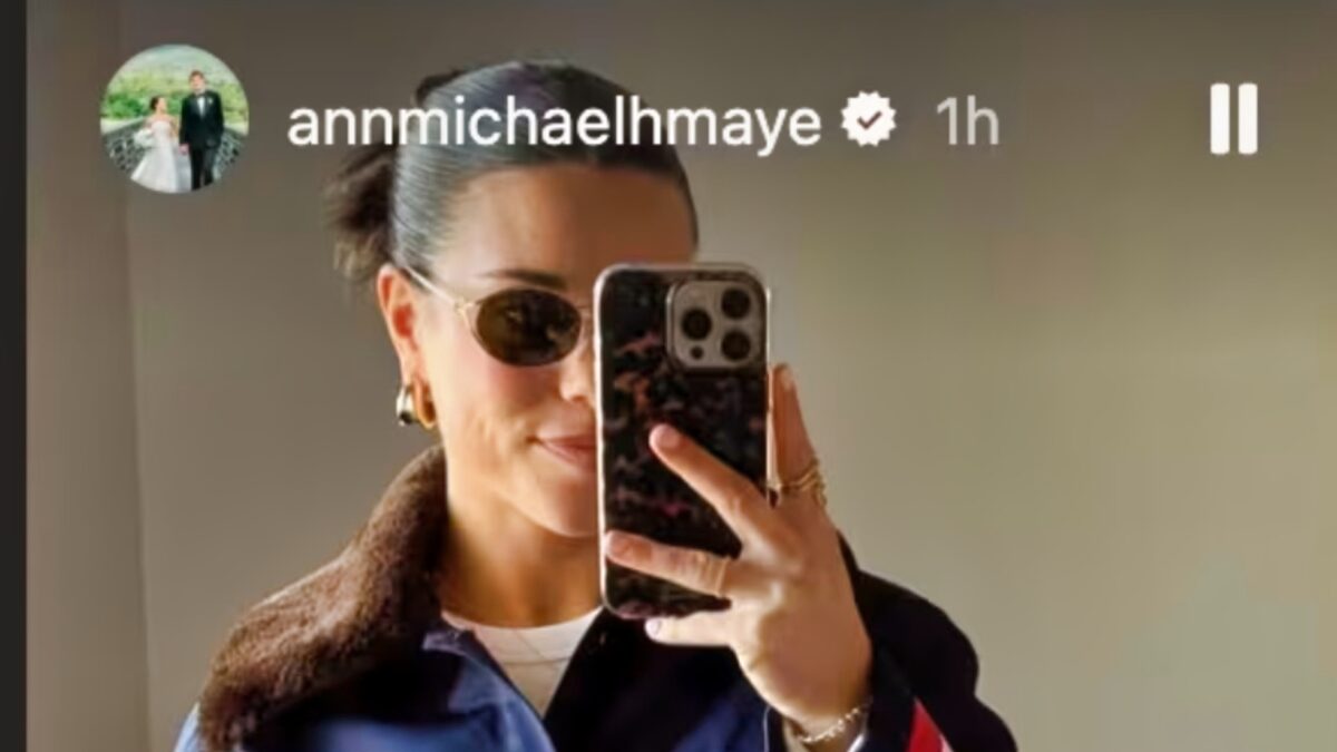 Drake Maye's Wife, Ann Michael, Turns Heads in Custom Patriots Jacket ...