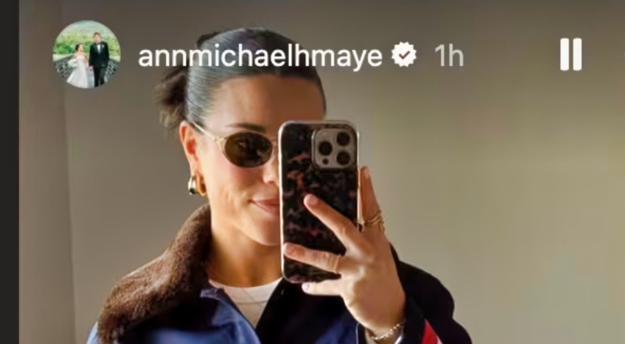 Drake Maye's Wife, Ann Michael, Turns Heads in Custom Patriots Jacket ...