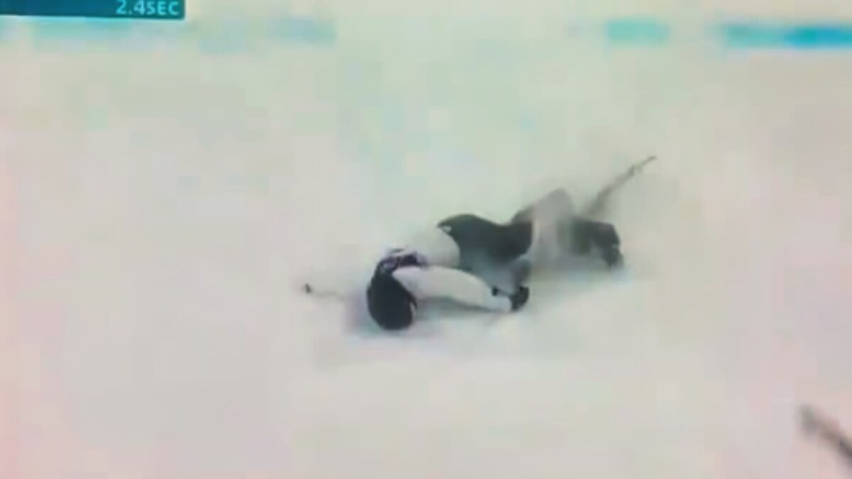 Heart-Stopping Moment Skier Slams Face-First And Lies Motionless On The ...