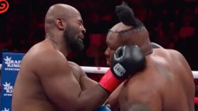 Boxer Jarrell Miller Gets Toupee Knocked Off During Fight [VIDEO]