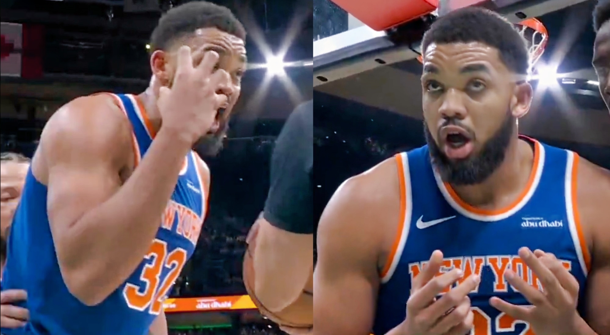 Karl-Anthony Towns Erupts at Officials After Heated No-Call Sequence ...