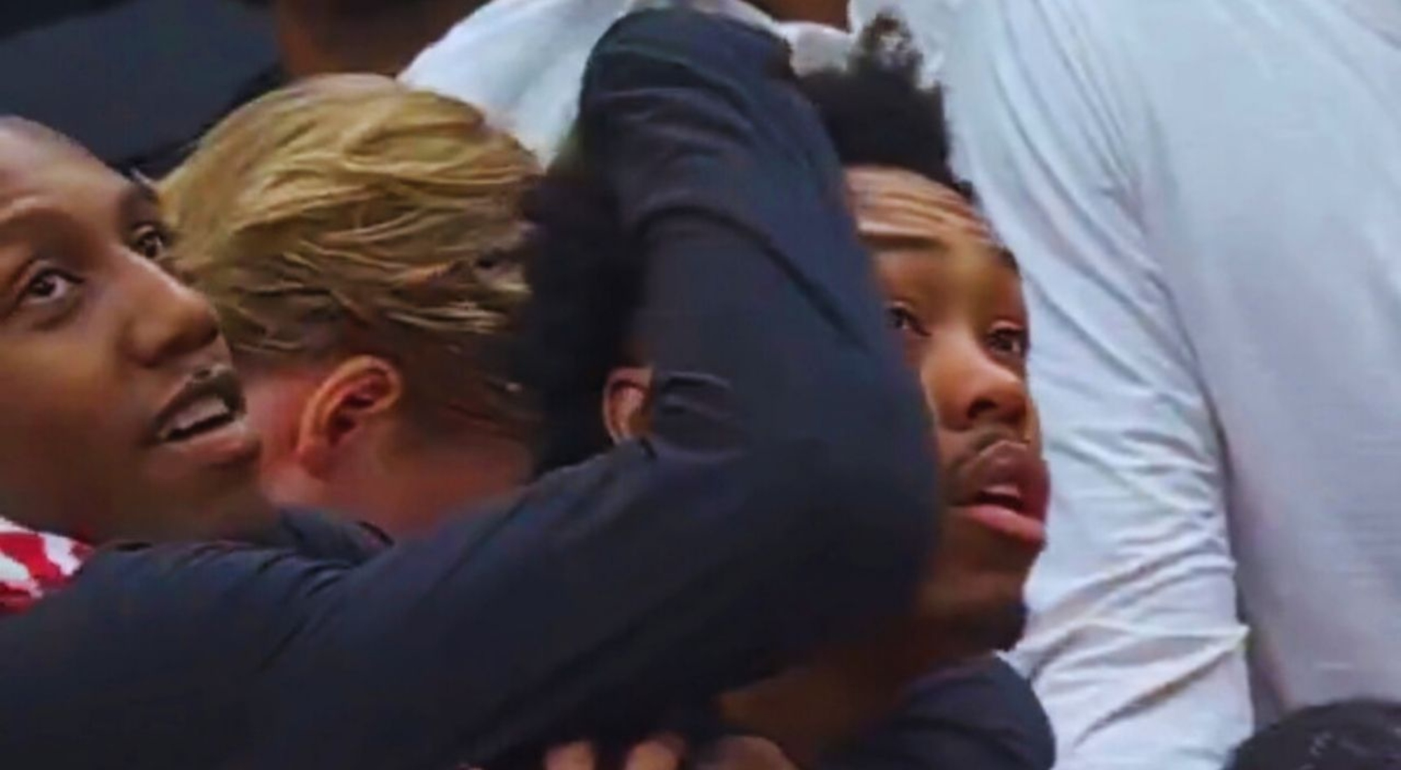 Cameras Catch Exact Moment Scottie Barnes and the Raptors Learn He’s an ...