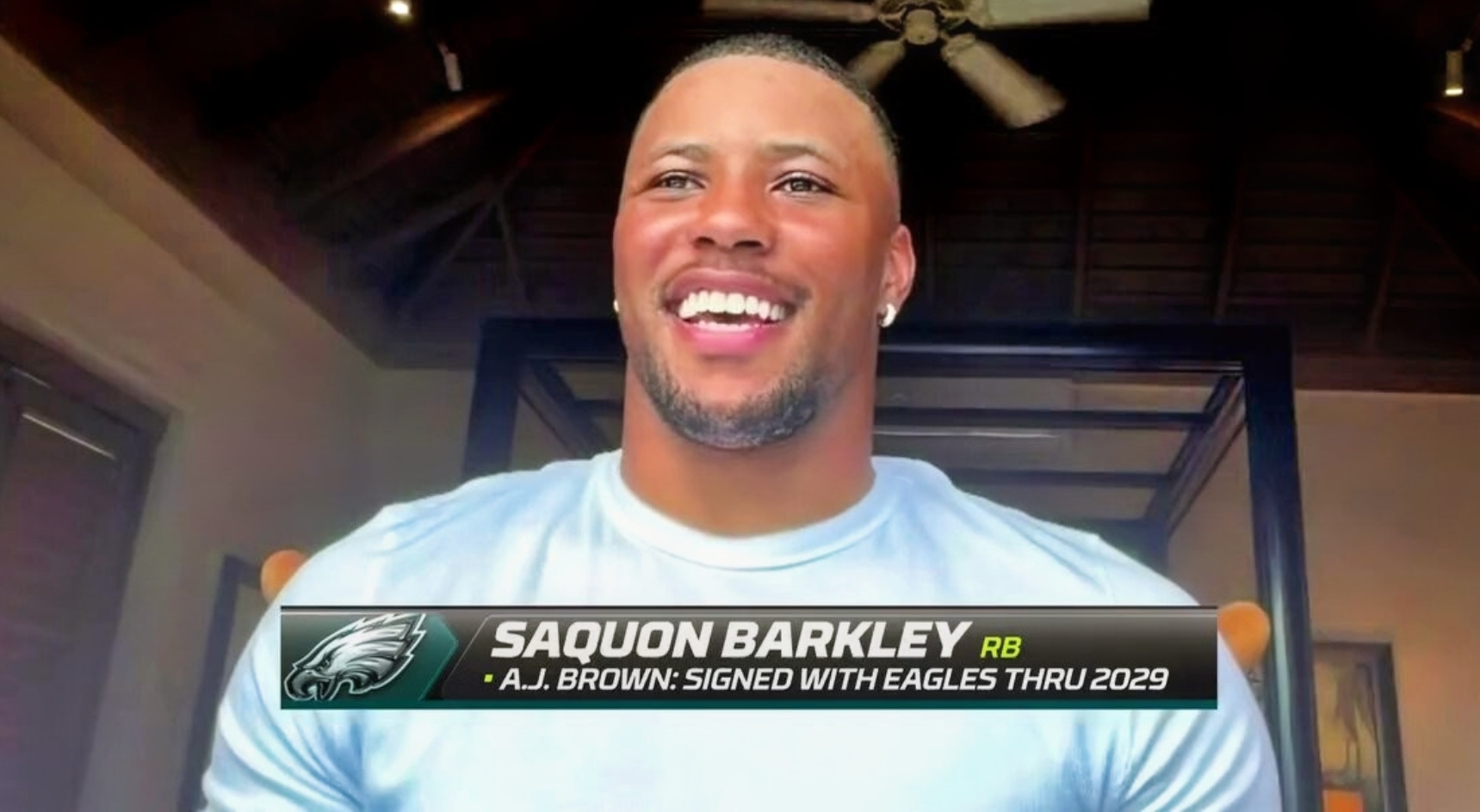 Saquon Barkley Drops Bombshell Hint on A.J. Brown's Next Team