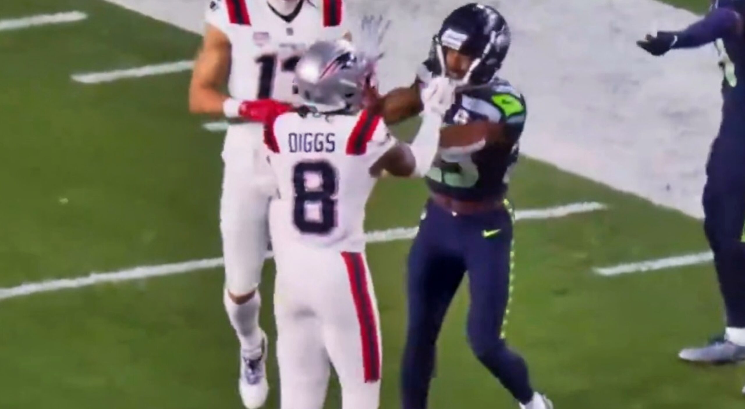 Stefon Diggs & Josh Jobe Threw Hands After Seahawks Cornerback's Dirty ...