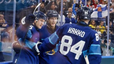 Finland Runs Riot, Blanks Host Italy 11-0 In Olympic Statement Game