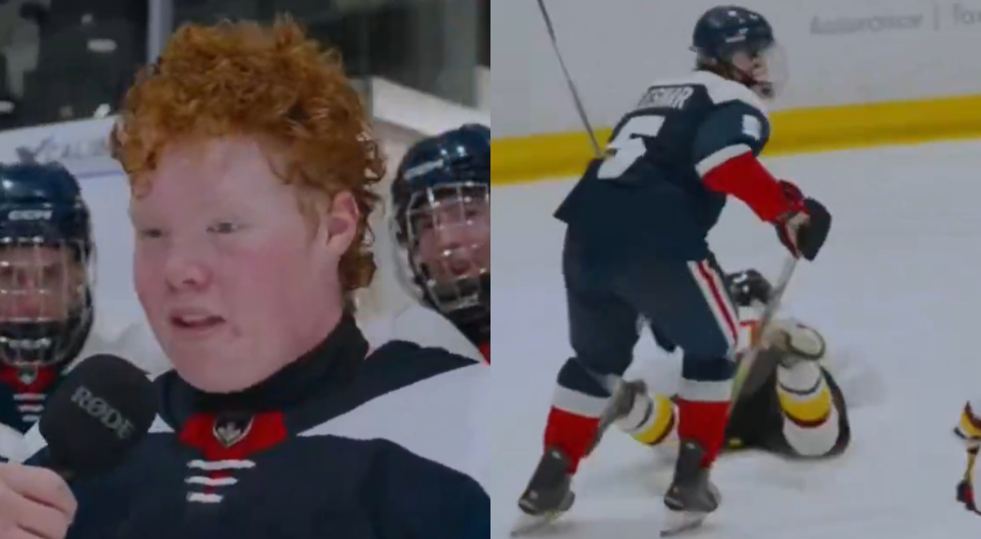 Brock Lesnar's Son, Turk Lesnar, Is A Straight-Up Menace On The Ice ...