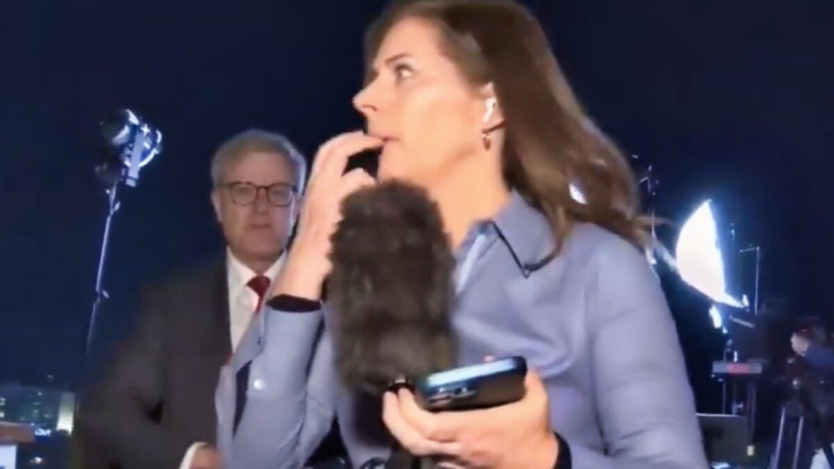 Frightening New Footage Shows CNN Crew Running For Cover On Live TV As ...