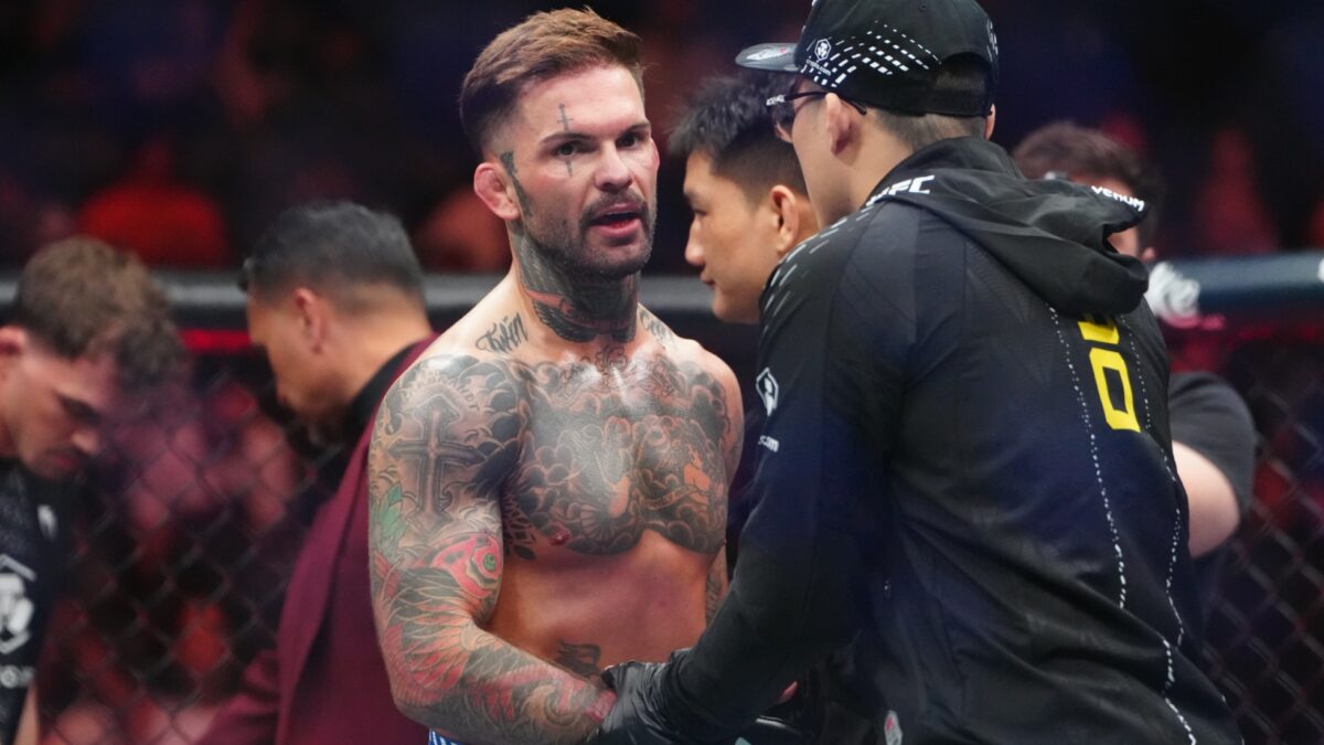 Cody Garbrandt Vomits in the Octagon After Brutal Low Blows at UFC 326