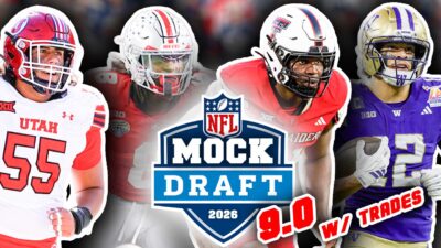 2026 NFL First Round Mock Draft For All 32 Picks: 9.0 (With Blockbuster ...