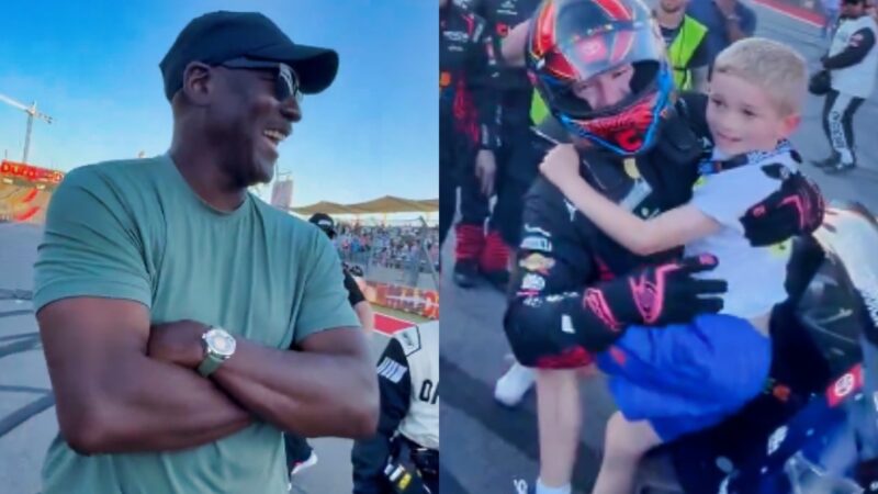 Michael Jordan Made Sure To Keep His Distance From Tyler Reddick's Son ...