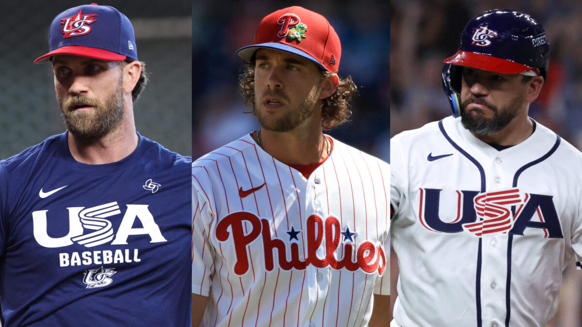 Did Bryce Harper and Kyle Schwarber ask Aaron Nola to beat Mexico for ...