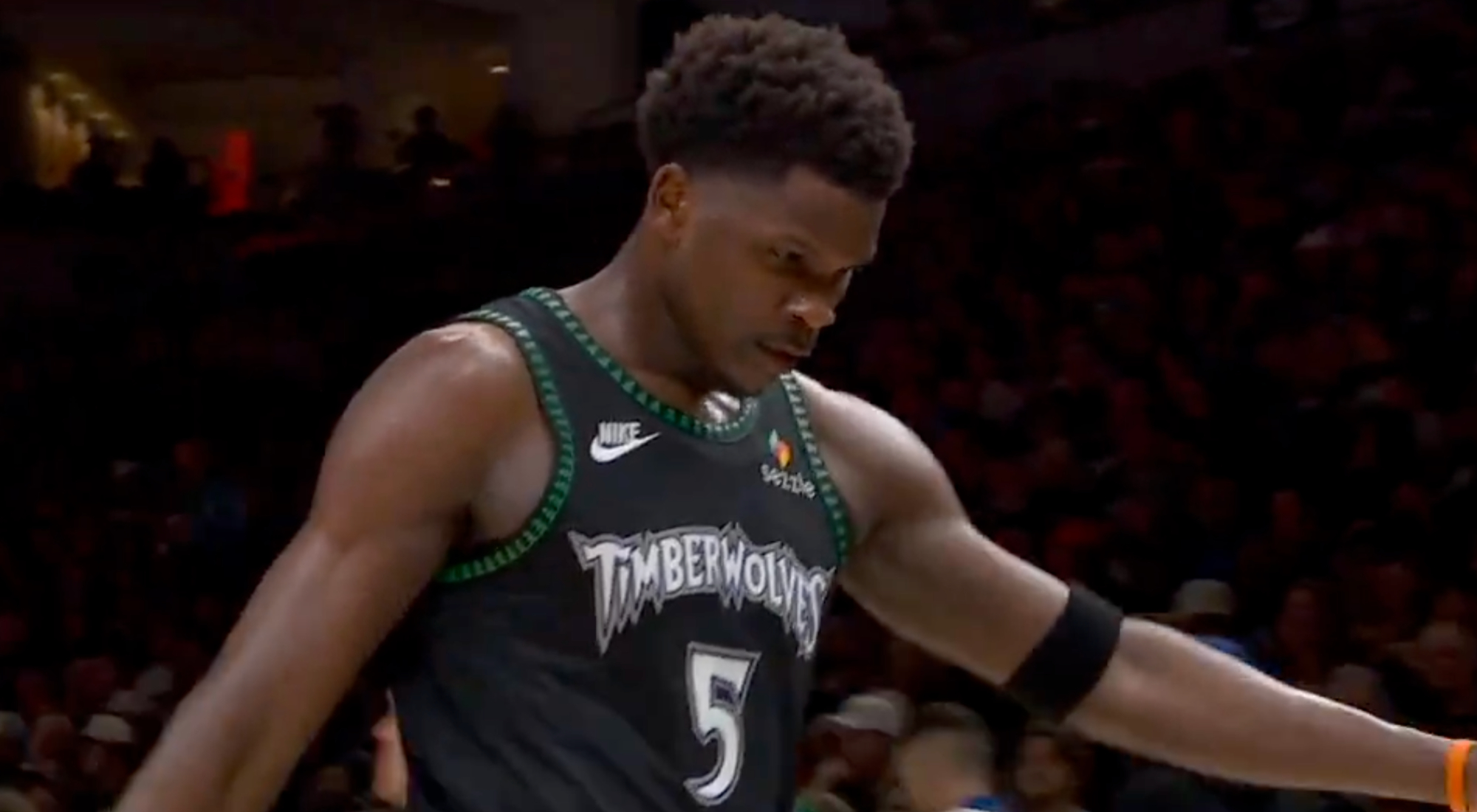 Anthony Edwards Appears to Limp While Frustrated on Way Back to Locker ...