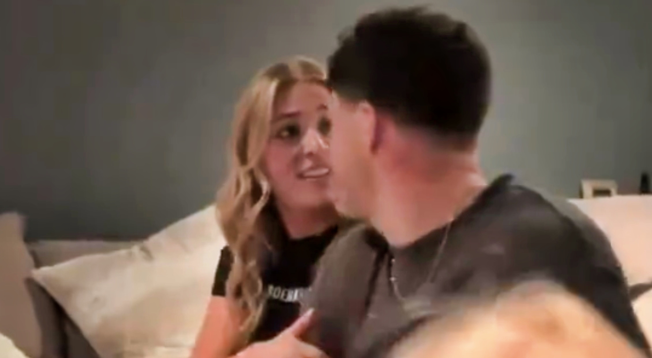 Nate Boerkircher's Girlfriend Has Viral Reaction After He's Drafted