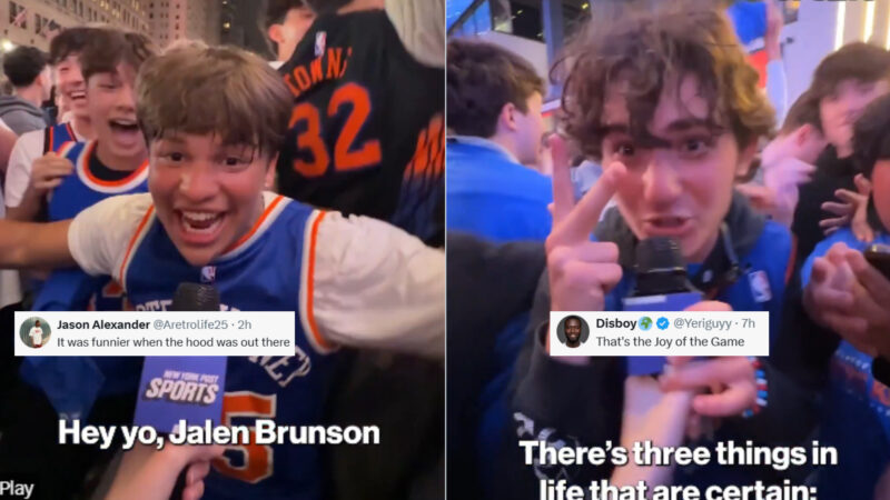 New York Knicks Fans Take Over Outside MSG After Game 1 Win as ...