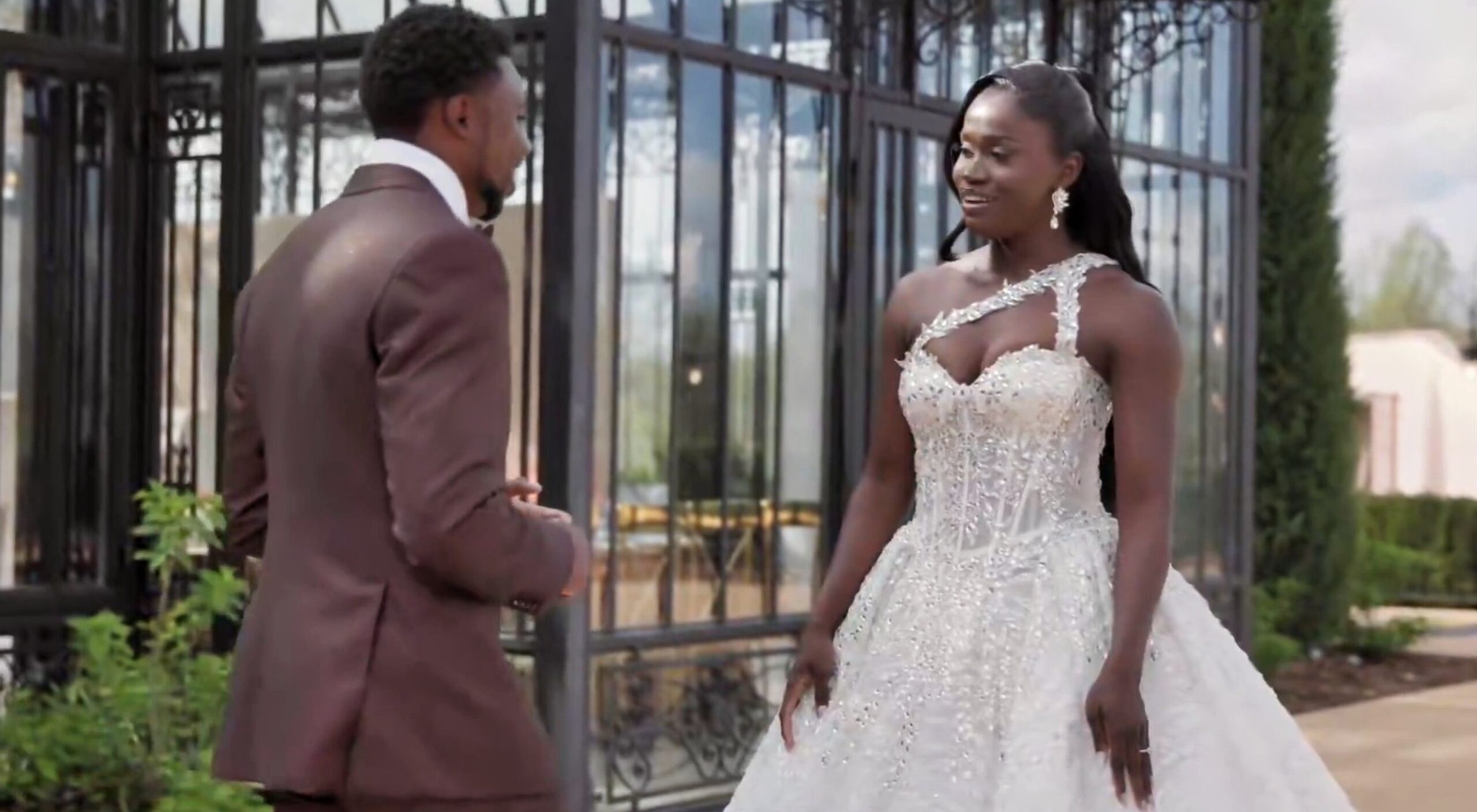 Noah Lyles' Reaction To Seeing Wife's Wedding Dress Goes Viral