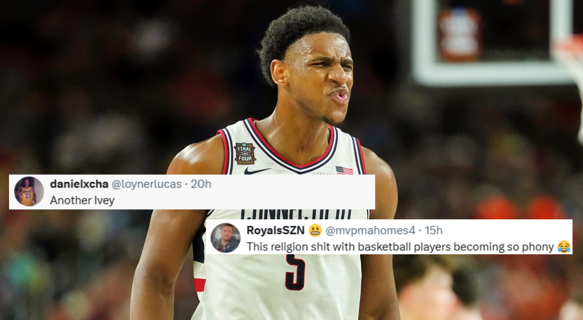 UConn Star Tarris Reed Jr. Raises Eyebrows After Jaden Ivey-Like ...