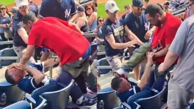 New Angle From Wild Brawl Shows Yankees Fan Getting His Face Stomped By ...