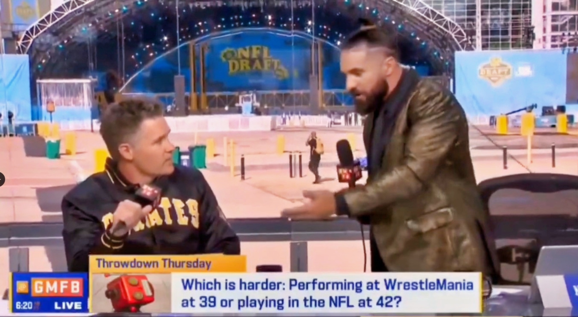 Seth Rollins Storms Off Set After On-Air Clash With Kyle Brandt