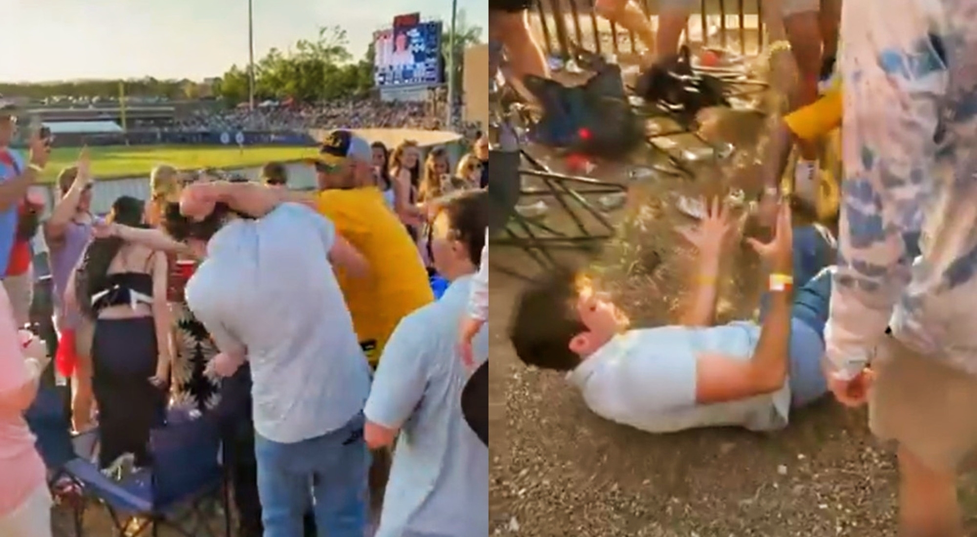 Wild Scene in the Stands: Angry LSU Fan KOs Young Ole Miss Rival After ...