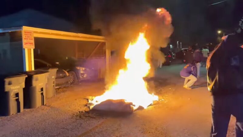 Police Make Multiple Arrests As Michigan Fans Set Ann Arbor On Fire ...