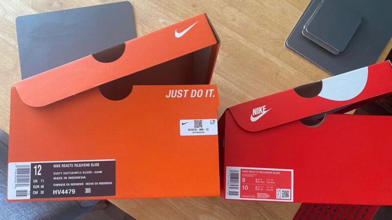 What's The Difference Between The Orange & Red Nike Shoe Boxes? Mall ...