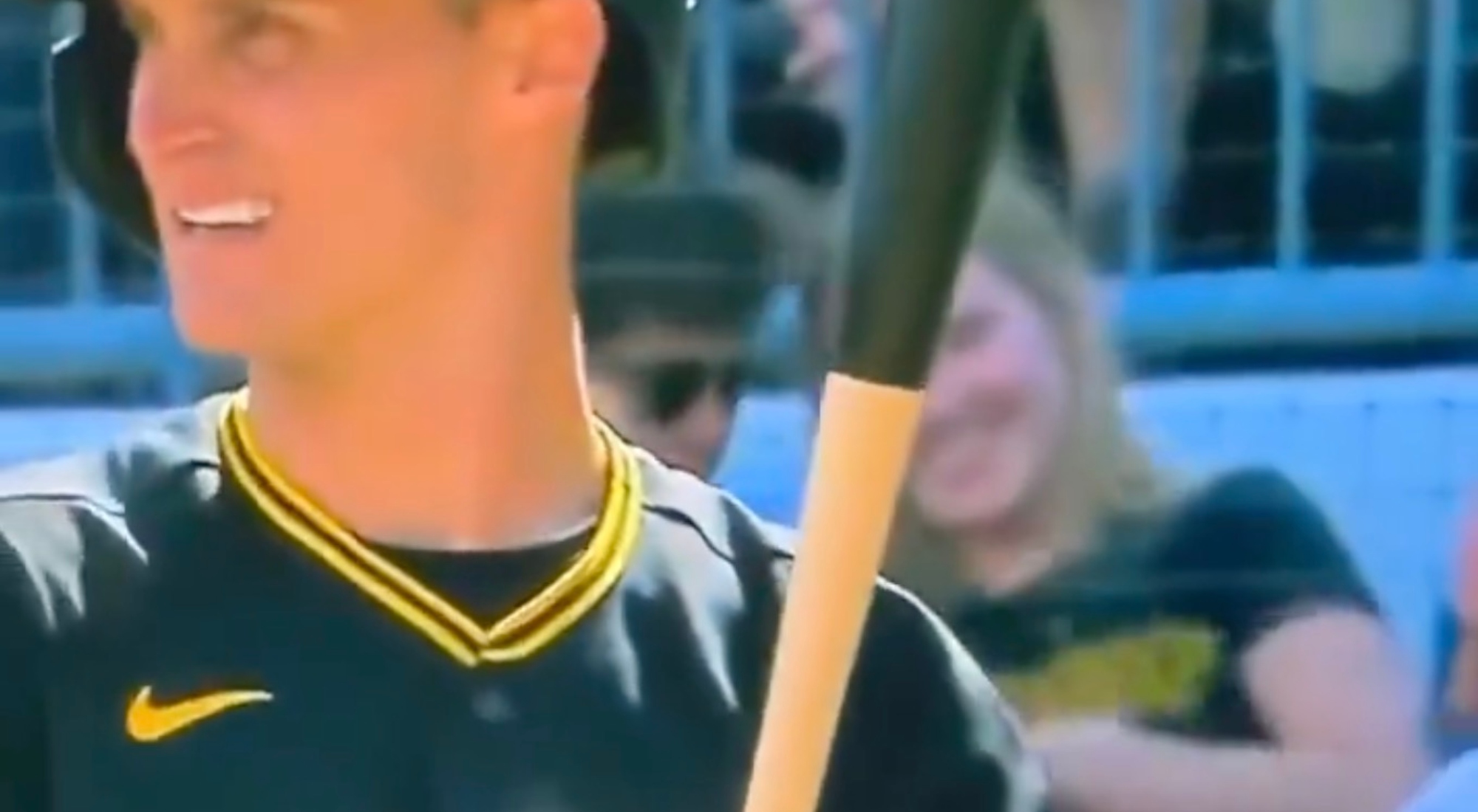 Frisky Pirates Fan Caught Grabbing a Handful Of His Girlfriend's Chest ...