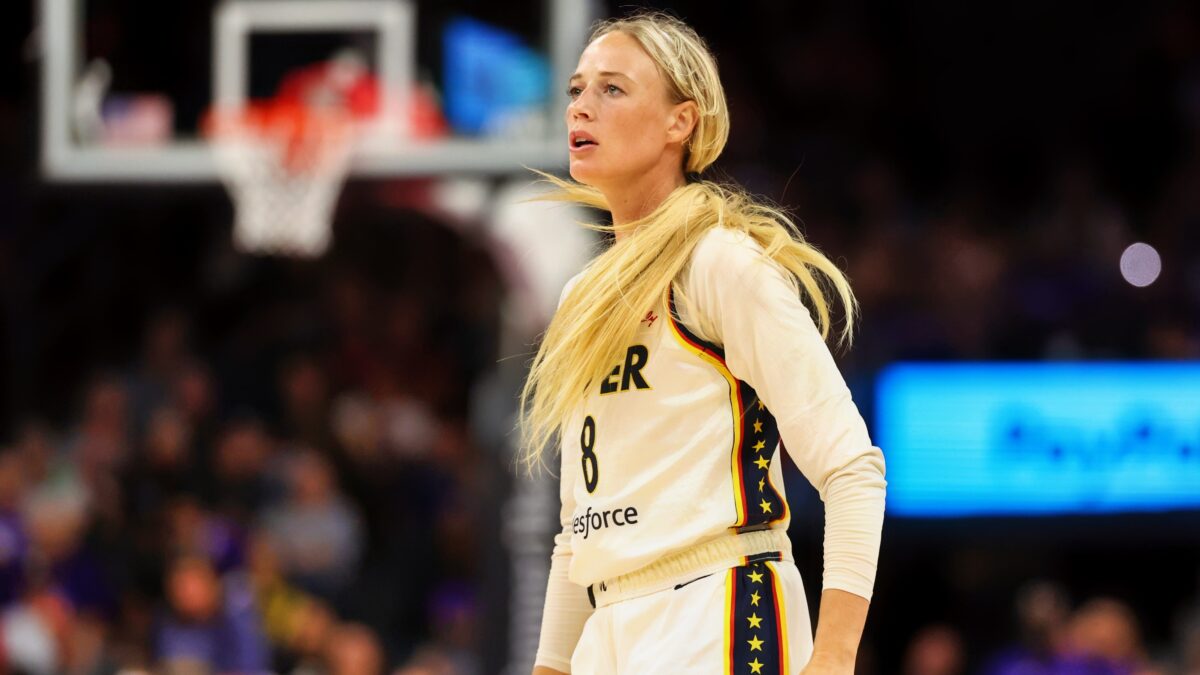 Sophie Cunningham Gets Baptized After Re-Signing With Fever