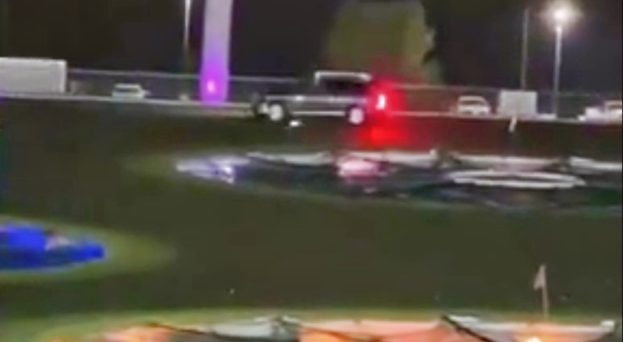 Drunk Male Somehow Drives His Car Onto TopGolf Range & Wrecks It After ...