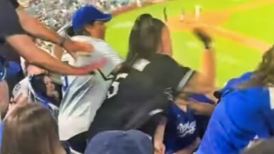 Group Of Females Brawl In The Stands, Flash Gang Signs During Wild ...