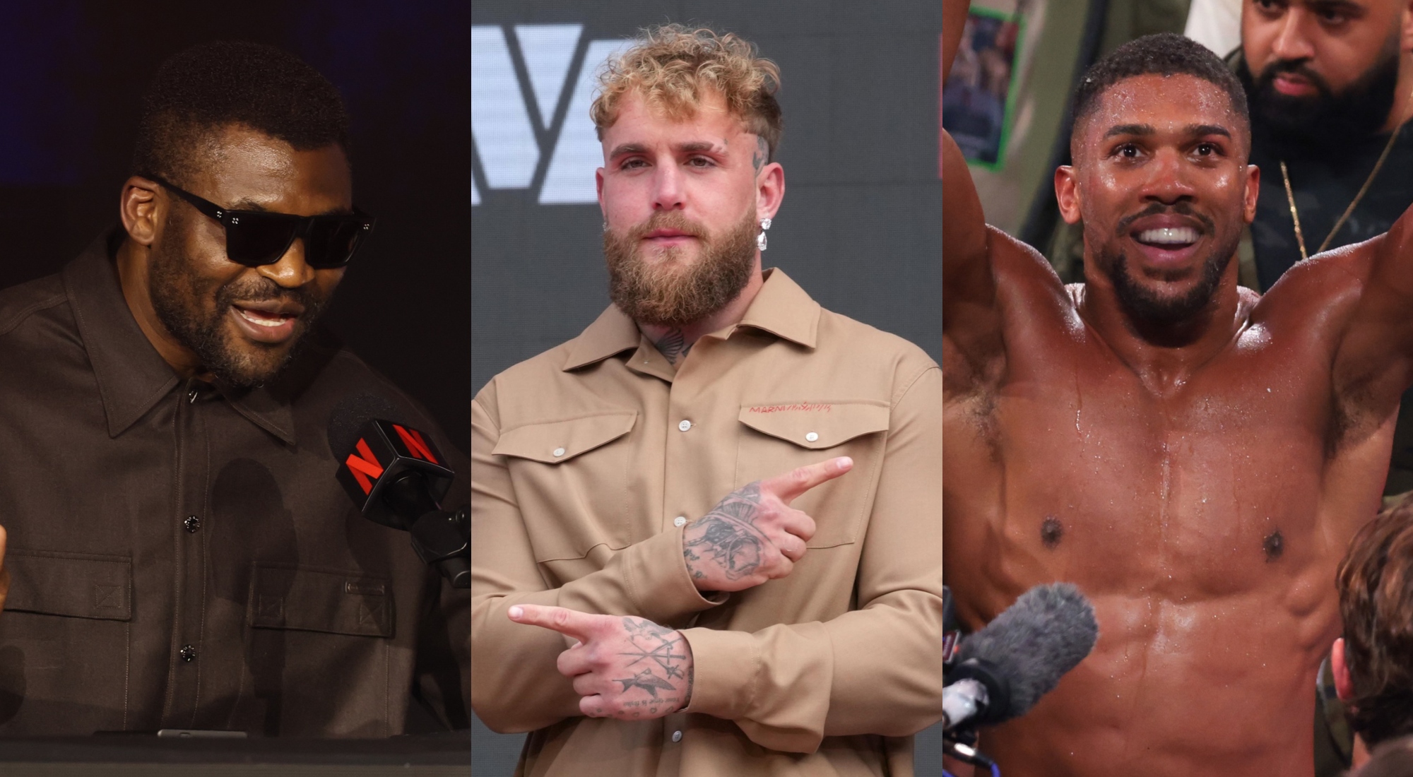 Jake Paul Takes Savage Dig at Francis Ngannou’s Anthony Joshua KO Loss