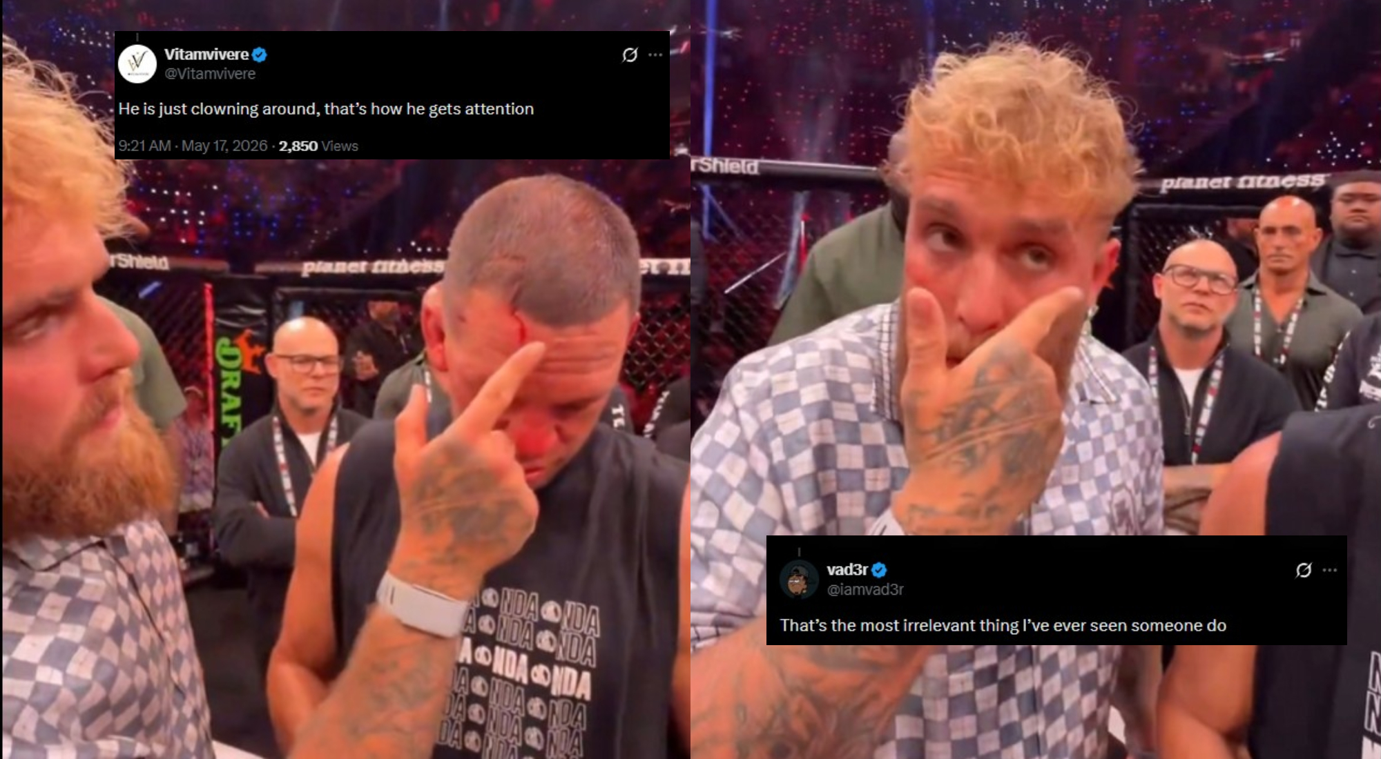 Jake Paul Putting Nate Diaz’s Blood On His Face Sparks ‘Clout Chasing ...