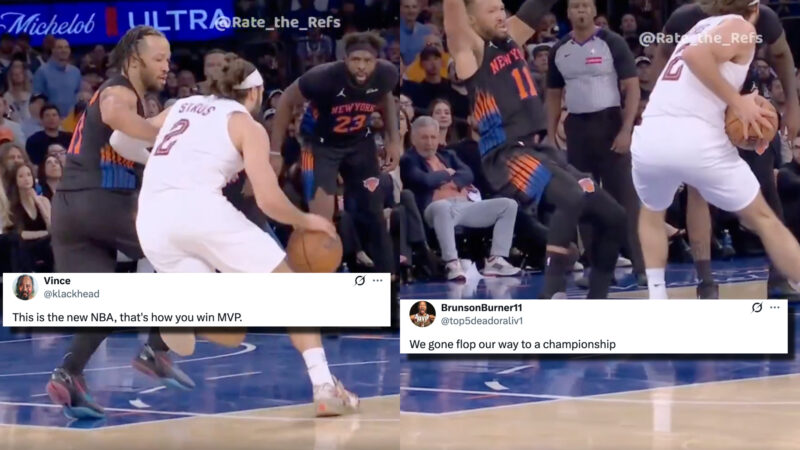 NBA Fans Are Fed Up After Jalen Brunson’s Latest Flop Went Viral