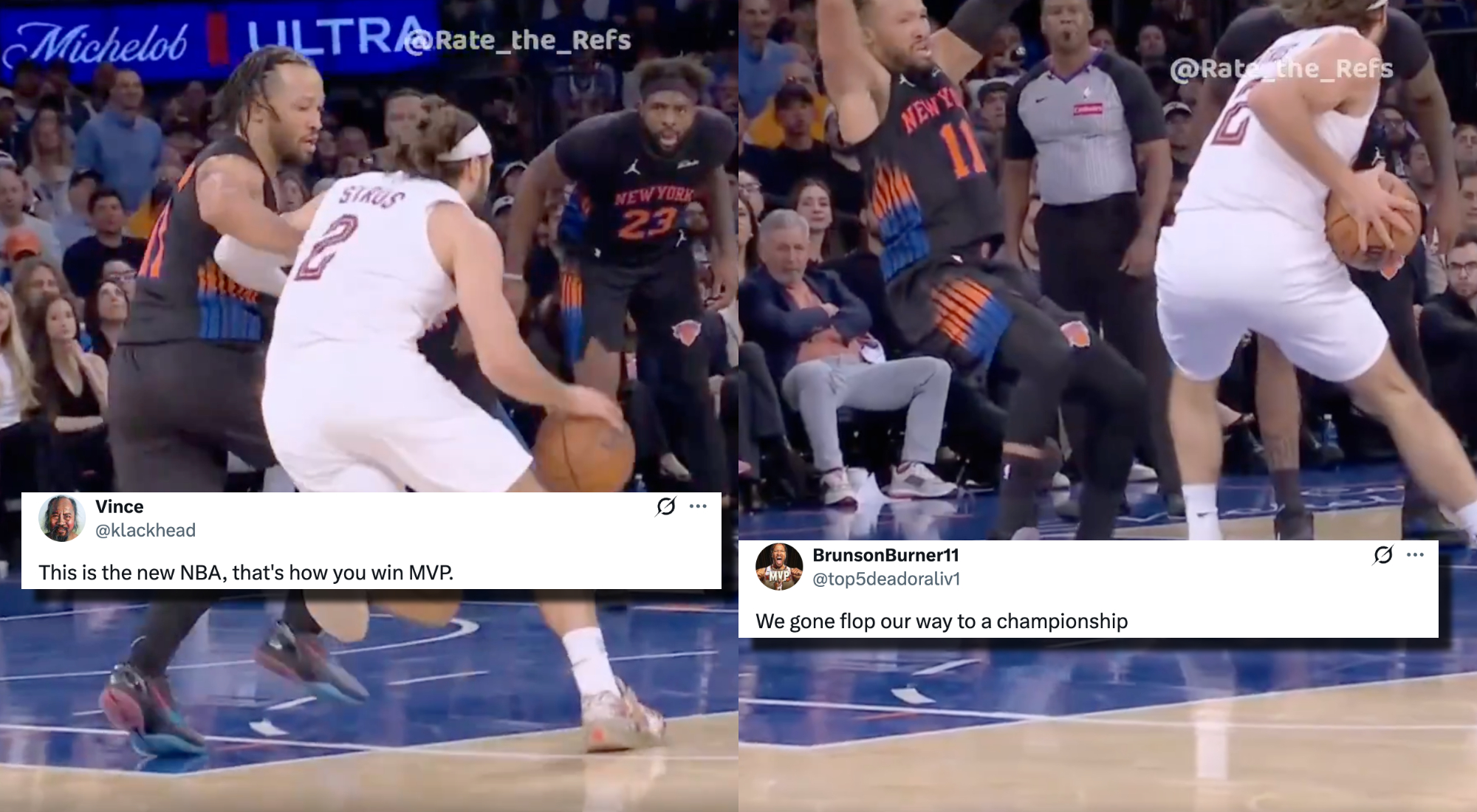 NBA Fans Are Fed Up After Jalen Brunson’s Latest Flop Went Viral