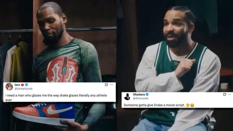 Kevin Durant and Drake Are Getting Brutally Trolled Over Viral New Nike Ad