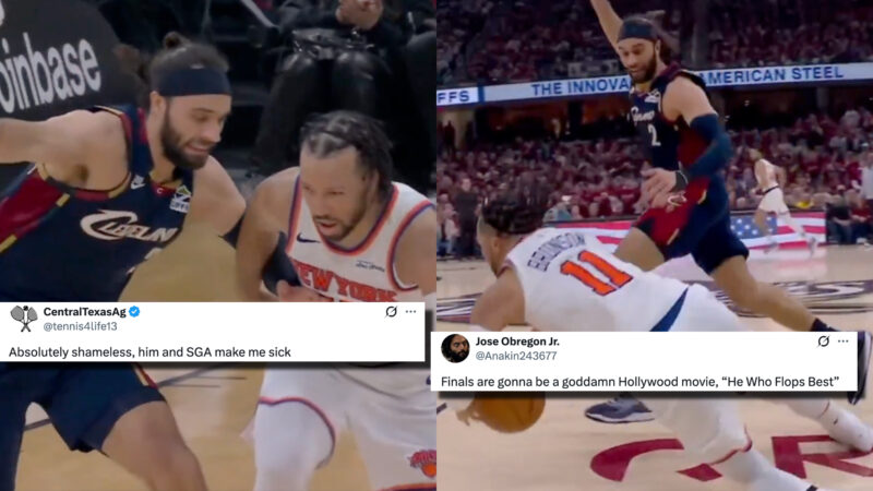 Jalen Brunson’s Controversial Foul Draw on Max Strus Has NBA Fans Heated