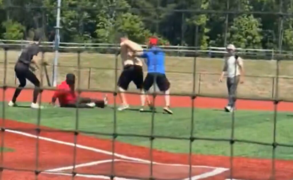 Umpire Throws Hands With Sheriff’s Deputy Coach in Wild Baseball Brawl ...