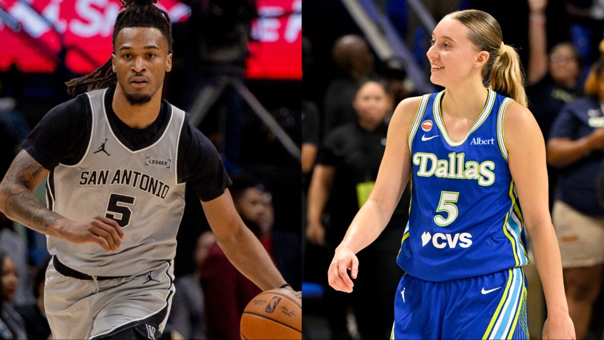 Stephon Castle Caught Playfully Snatching Rival Shirt Off Paige ...